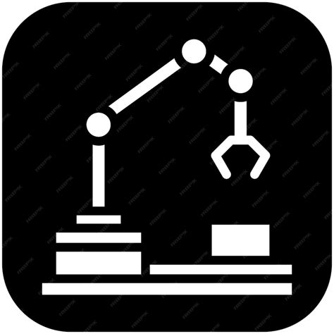 Premium Vector Assembly Machine Vector Icon Illustration Of Robotics Iconset