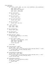 A1 Partb Py Class SetList Class Node Def Init Self Data Set List