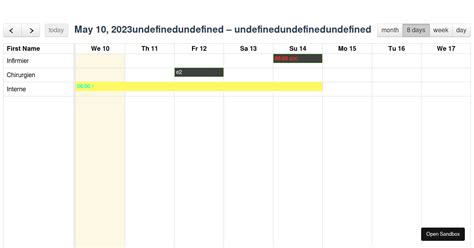 Fullcalendar Scheduler Examples Codesandbox