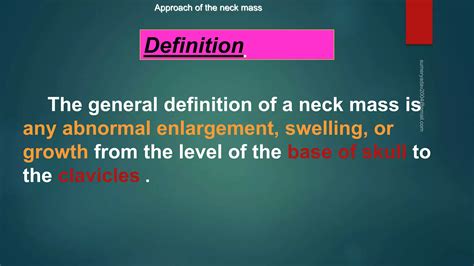 Neck Mass Differential Diagnosis Pptx