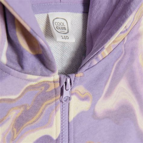 Блуза с дълъг ръкав цвят Светло виолетов Размер Височина в см 134