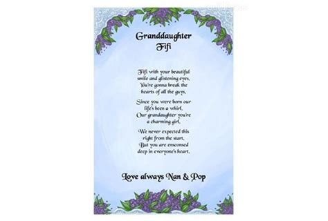 Granddaughter Poems And Quotes Quotesgram