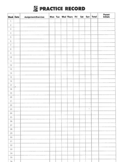 Prectice Record Pdf