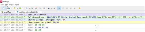 Serial Tap Stopped Showing Data Io Ninja Forum