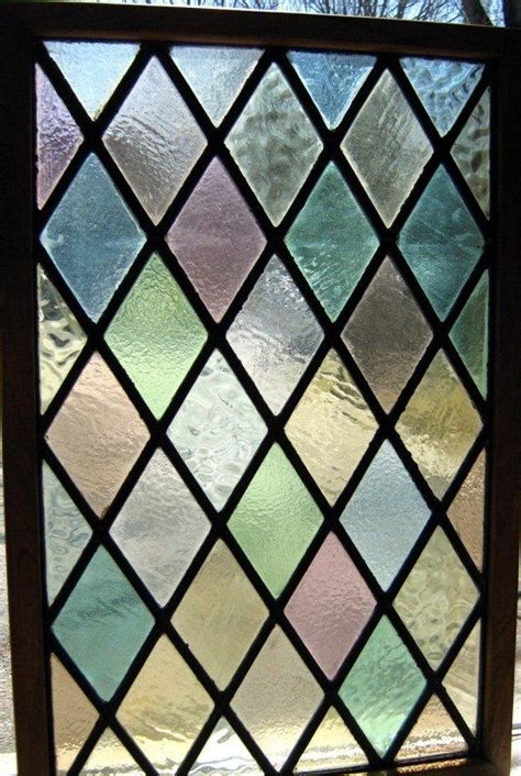 Tiffany Style Stained Glass Window Panel With Snowy Trees Celtic