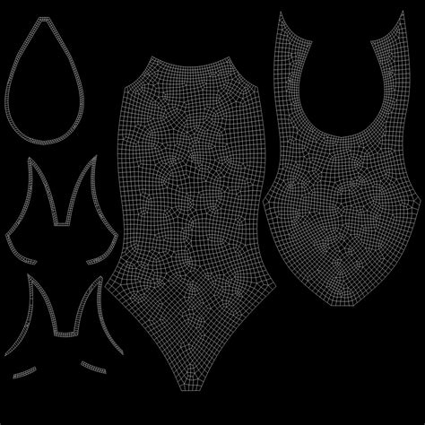3d Swim Suit Model Turbosquid 1403582