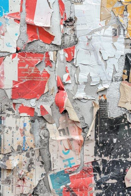 A Diverse Collection Of Papers On A Wall Perfect For Creative Projects Premium Ai Generated Image