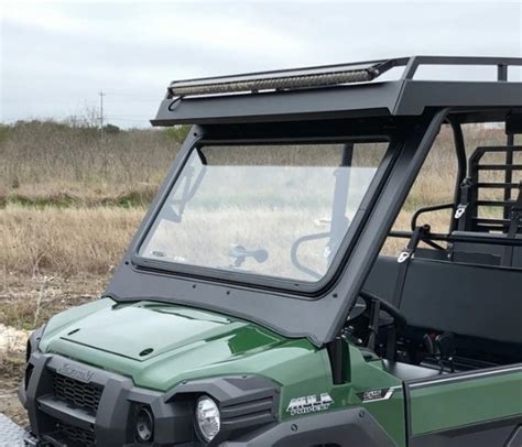 Kawasaki Mule Pro Fx Fxt Tip Out Windshield By Fortress 42020602