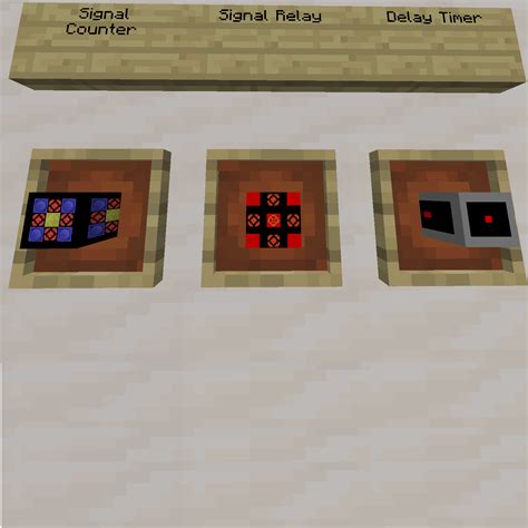Signal Blocks Screenshots Mods Minecraft