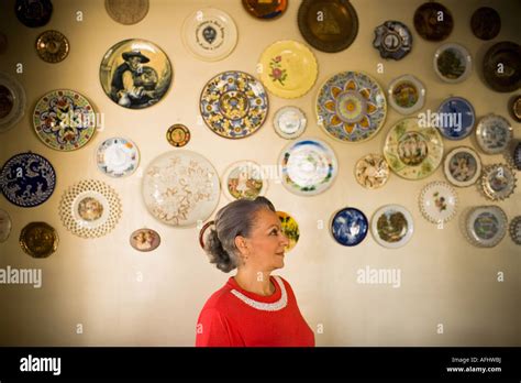 Mature Woman Smiling Stock Photo Alamy