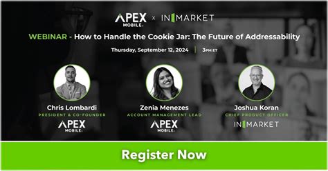 Webinar How To Handle The Cookie Jar Apex Mobile Media Posted On The