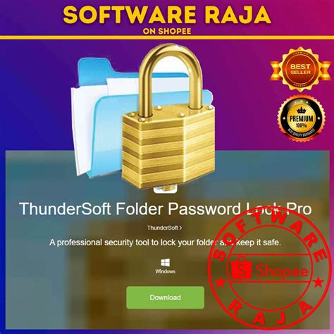 Jual Full Version Thundersoft Folder Password Lock Pro 11 Xx Update 2023 Shopee Indonesia