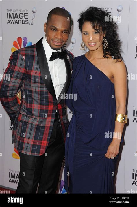 Los Angeles Ca February 17 Singer Kirk Franklin And Tammy Franklin