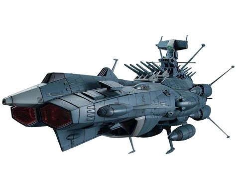 Bandai U N C F Andromeda Class Dx Yamato Star Blazers Model Kit Bas