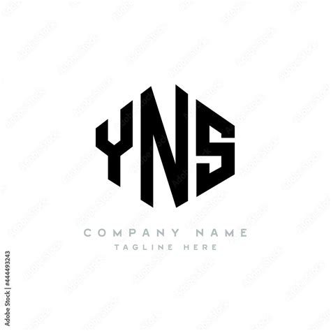 Yns Letter Logo Design With Polygon Shape Yns Polygon Logo Monogram