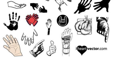 Hand Vector Free Imagui