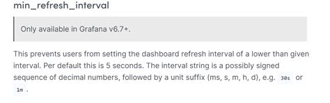 Dashboard Auto Refresh Settings Grafana Grafana Labs Community Forums