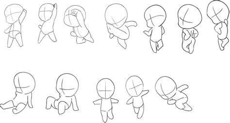 Chibi Poses Credits To The Artist Dibujos Chibi Chibi Dibujos Tutoriales De Anime