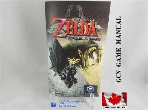 MANUAL GCN LEGEND OF ZELDA TWILIGHT PRINCESS Nintendo Gamecube