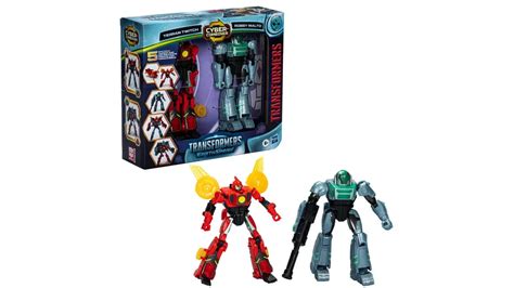 Hasbro Transformers Earthspark Cyber Combiner Terran Twitch Und Robby