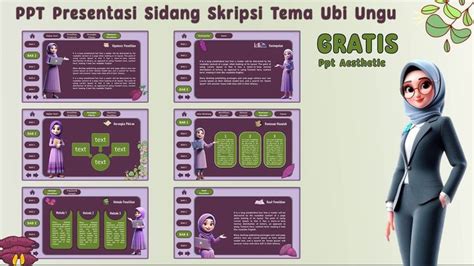 Ppt Presentasi Tema Ubi Ungu Gratis Template💥free Download💥 Templates Free Download Template