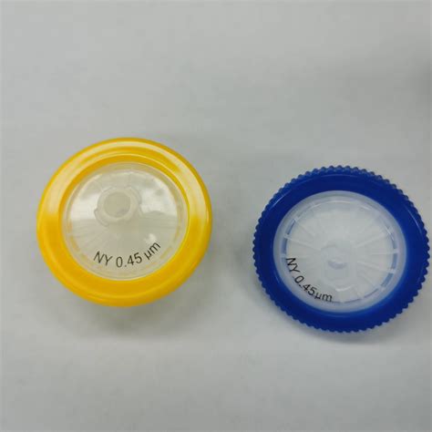 0 45μm Pore Size 25mm Laboratory Nylon Membrane Syringe Filter For