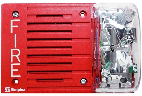 Simplex 4903 9150 Strobe With Speakers 15cd Horizontal Red Ebay