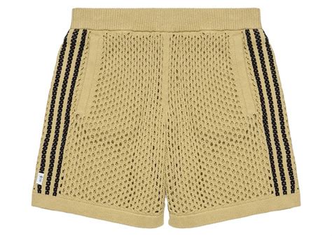 Adidas X Edison Chen Crochet Shorts Brown Editorialist