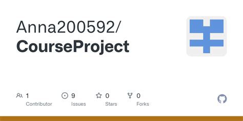 Github Anna200592courseproject