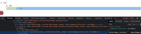 Bug Unnecessary Padding Inline Start In The Nested List Issue 4328