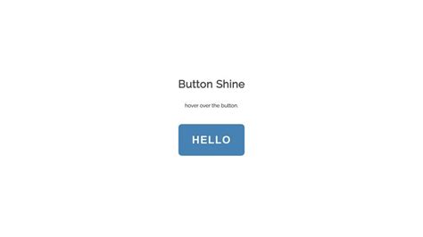 Button Shine Effect Css