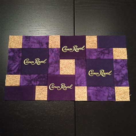 Crown Royal Quilt Block Pattern