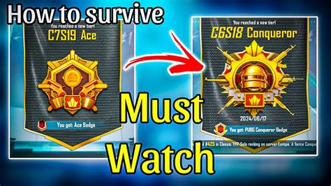 Day 16 Solo Conqueror Rank Push New Season PUBG Mobile YouTube