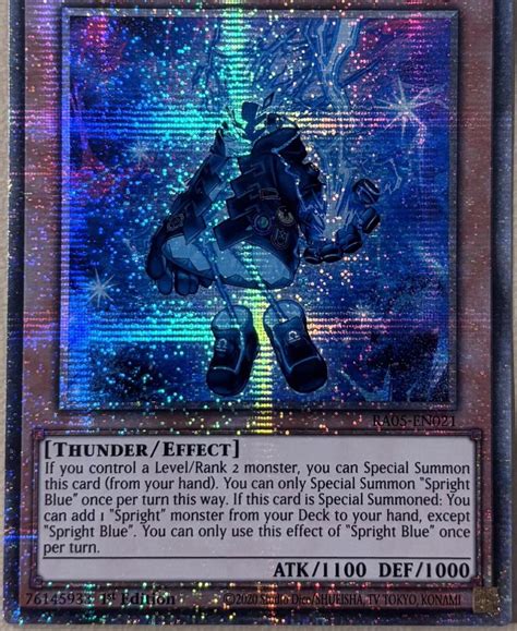 Spright Blue Starlight Rare Ra05 En021 Precios Yugioh Rarity