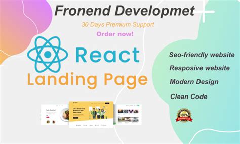 Make React Landing Page With Html Css By Ch Hammad Fiverr