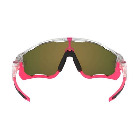 Oakley Jawbreaker Crystal Pop Cycling Glasses Primz Ruby Lens