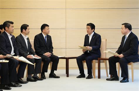 平成30年7月6日 与党・公文書管理の改革に関するワーキングチームによる最終報告申入れ 平成30年 総理の一日 ニュース 首相