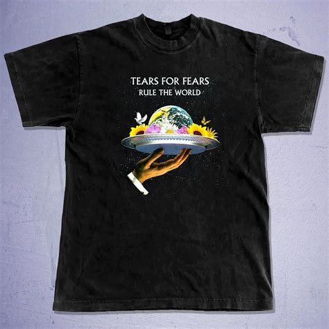 Tears For Fears Rule The World T Shirt Goth Postpunk Darkwave