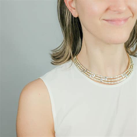 Sold Price Van Cleef And Arpels Gold And Diamond Necklace April 2 0122 1200 Pm Edt