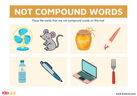 Compound Word Sorting Flashcard Activities For Grade Kidpid