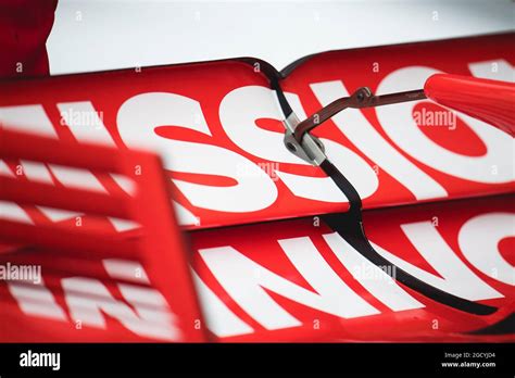 Ferrari Sf71h Rear Wing Detail United States Grand Prix Thursday 18th