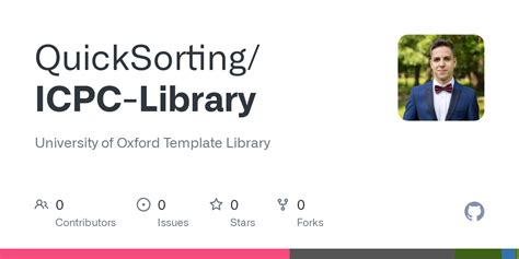 GitHub QuickSorting ICPC Library University Of Oxford Template Library