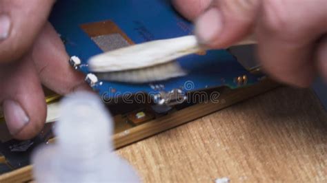 Specialist Restores Broken And Disassembled Electronics Stock Footage Video Of Problems