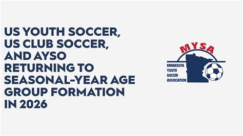 Us Youth Soccer Us Club Soccer And Ayso Returning To Season Year Age