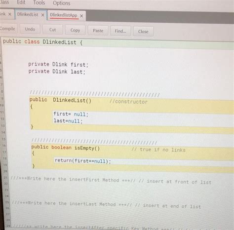 Solved Exercise 1 Download The Doublylinkedlistszip