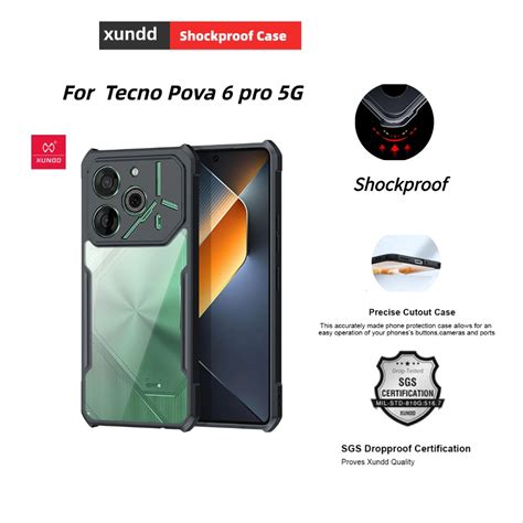 Tecno Pova Pro G Pova Pova Pro XUNDD Beatle Series Shockproof Airbag Protection Case