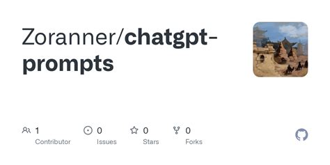 GitHub Zoranner Chatgpt Prompts