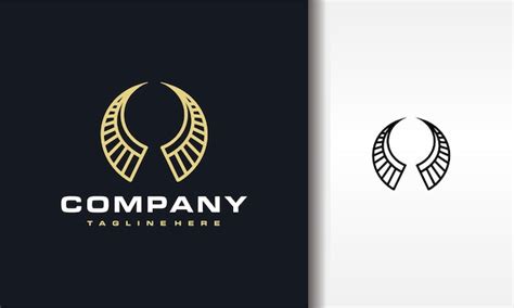 Premium Vector Circle Wing Logo