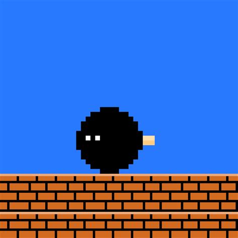 Pixel Art Bomb Omb