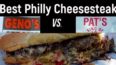 Best Philly Cheesesteak Pats Vs Genos Youtube